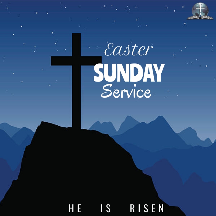 easter sunday template design | PosterMyWall