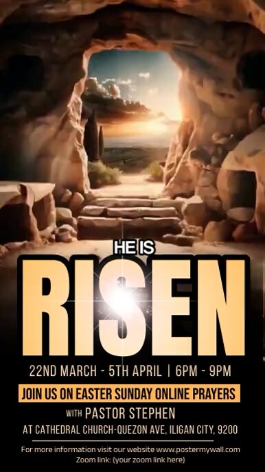 Easter Sunday Template | PosterMyWall