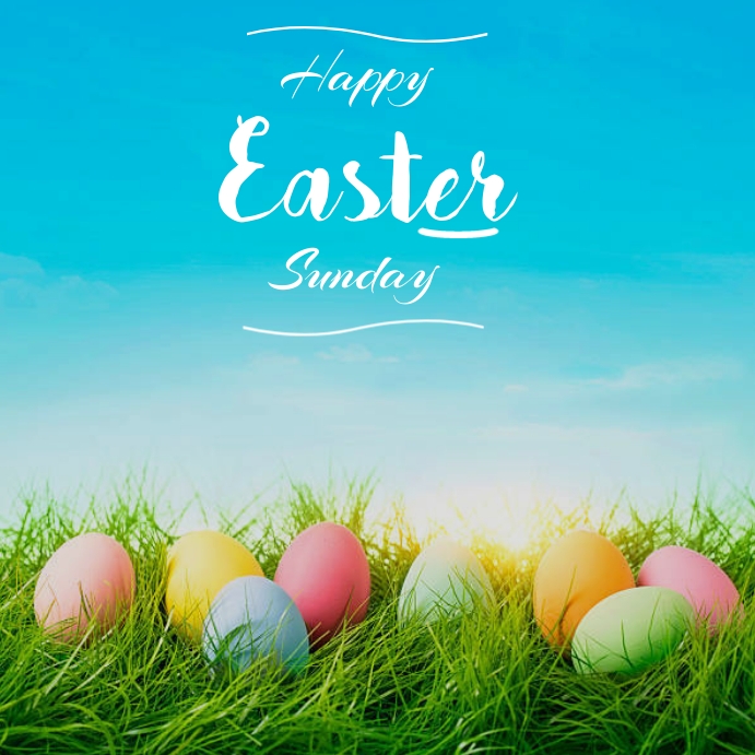Copy of easter sunday template design | PosterMyWall