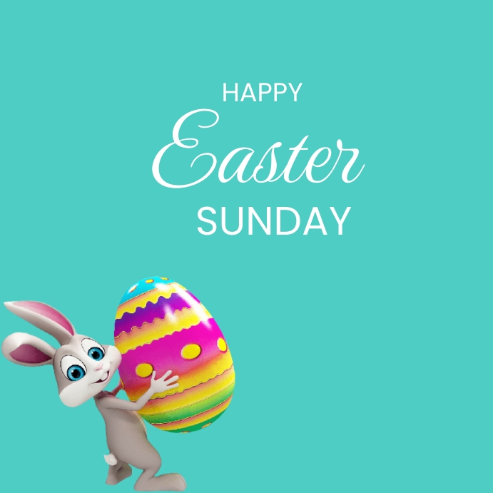easter sunday template design | PosterMyWall