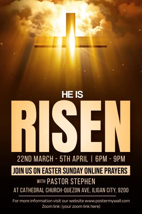 Easter Sunday Template | PosterMyWall