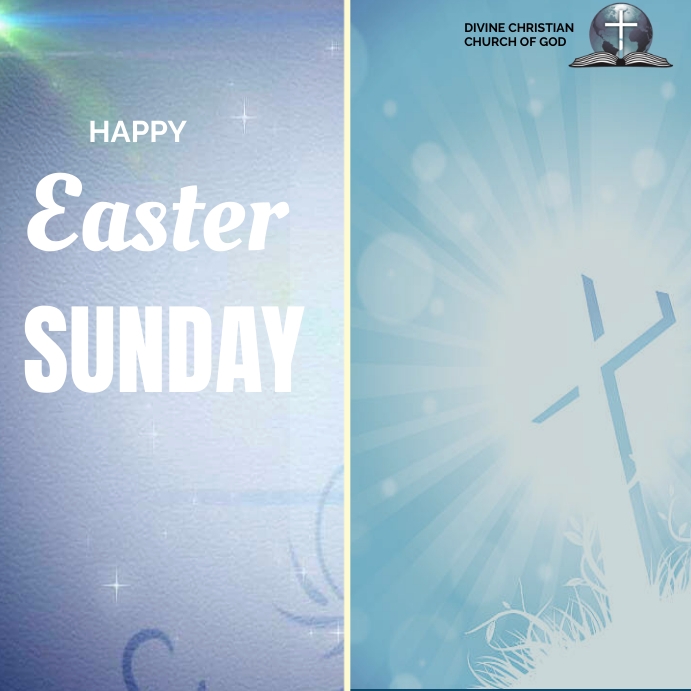 easter sunday template design | PosterMyWall