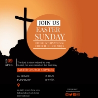 easter sunday template design | PosterMyWall