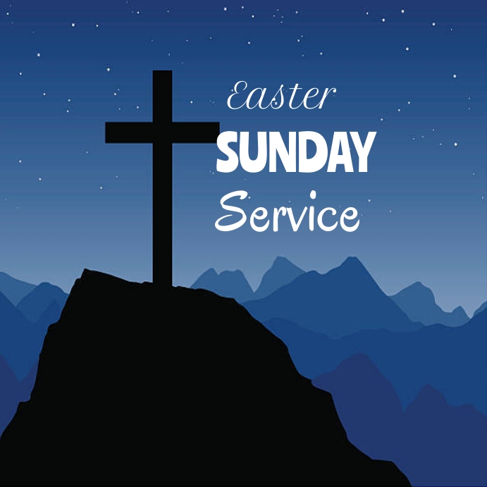Copy of easter sunday template design | PosterMyWall