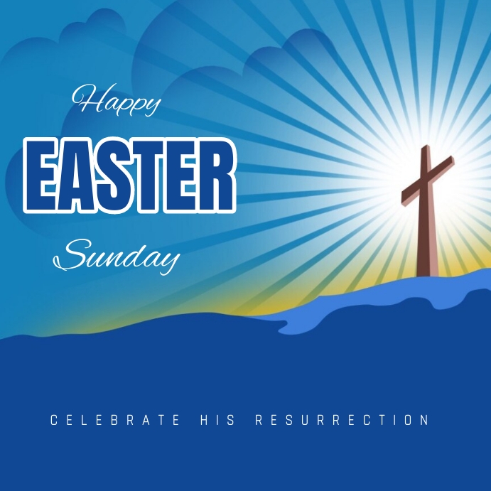 Copy of easter sunday template design | PosterMyWall