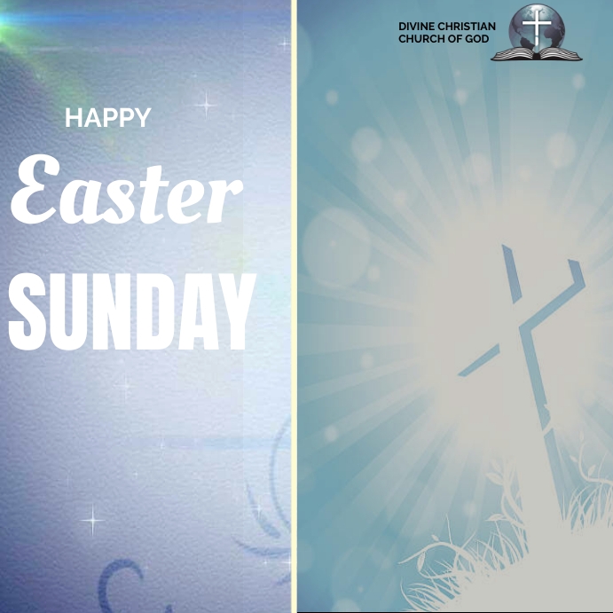 easter sunday template design | PosterMyWall
