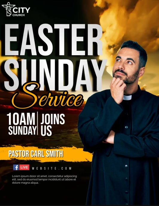 Easter Sunday Video Ads Template | PosterMyWall