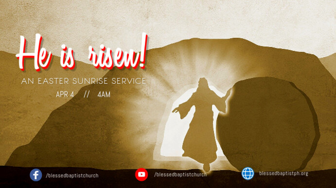 Copy of Easter Sunrise Service | PosterMyWall