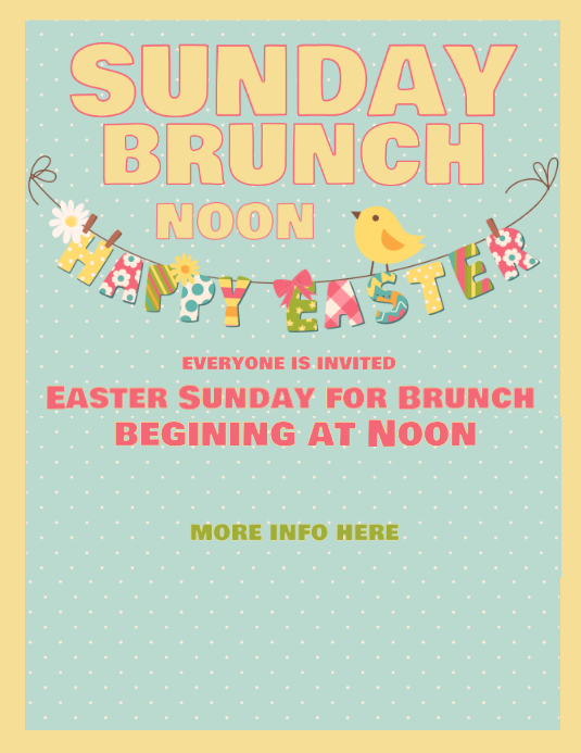 Easter Template | PosterMyWall