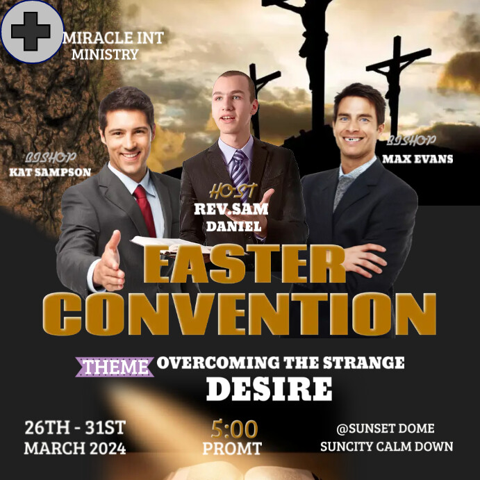 Copy of Easter template | PosterMyWall