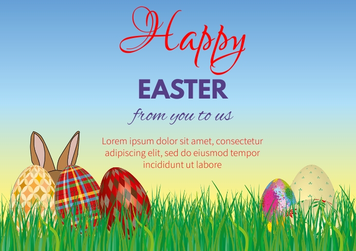 EASTER TEMPLATE | PosterMyWall
