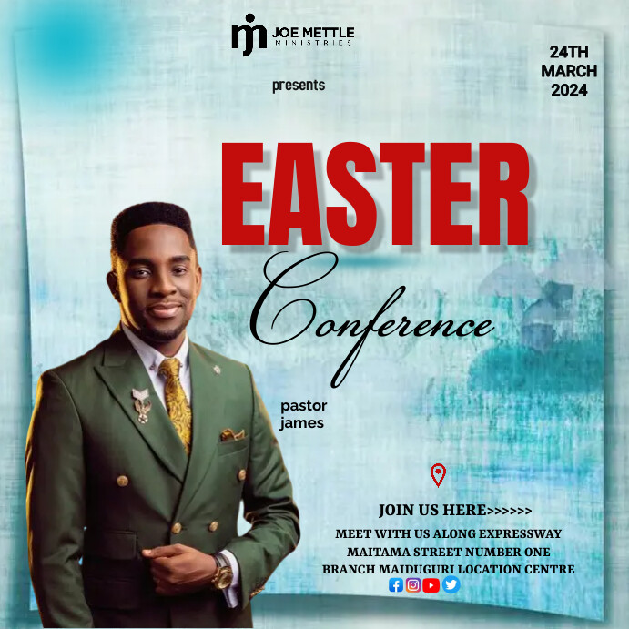 Copy of easter template design | PosterMyWall