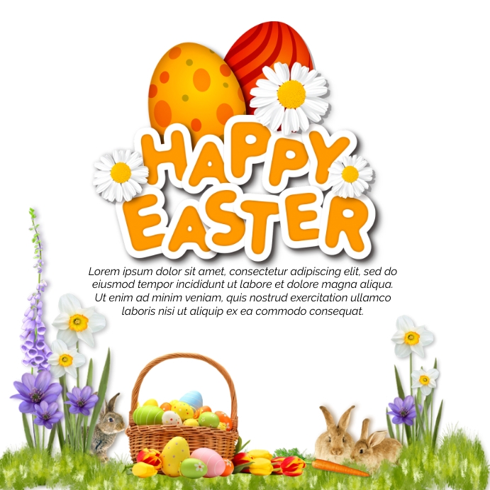 Copy of EASTER TEMPLATE.E | PosterMyWall
