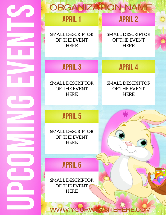 Copy of Easter Upcoming Events Flyer | PosterMyWall
