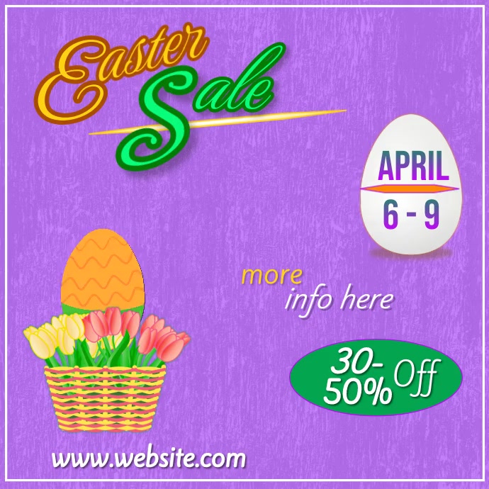 Easter Video Ad (1) Template | PosterMyWall