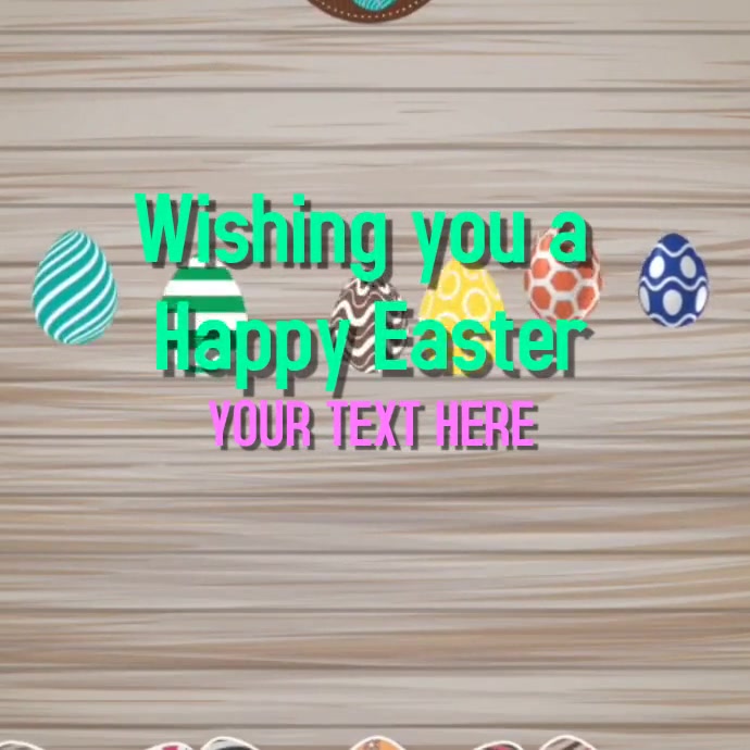 Easter video template | PosterMyWall