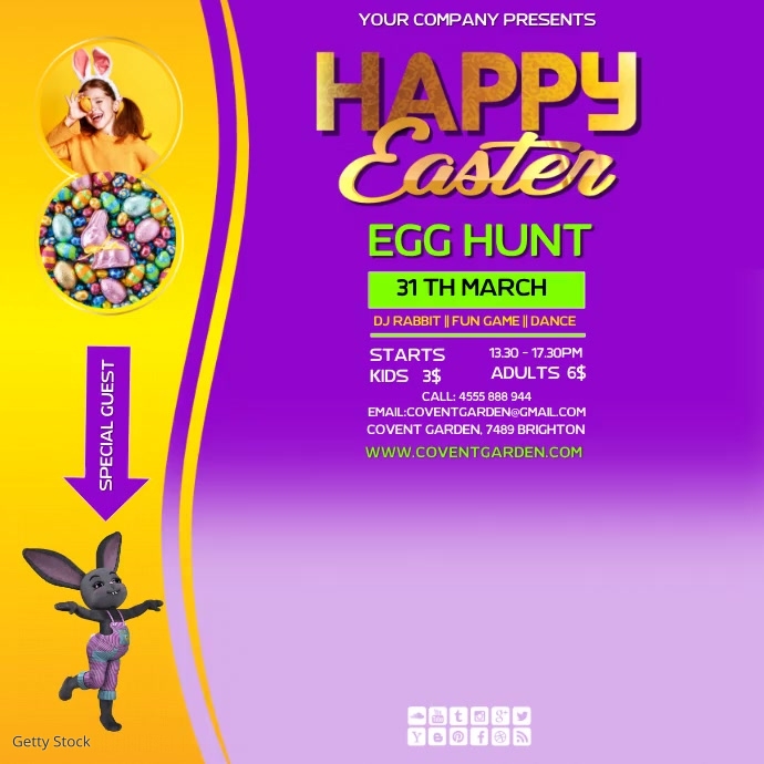 easter video4 Template | PosterMyWall