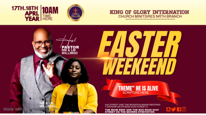 EASTER WEEKEND Template | PosterMyWall