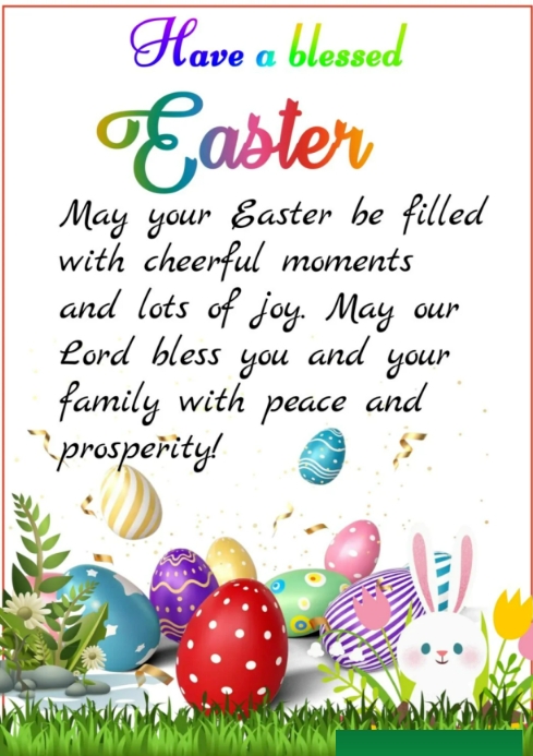 Easter wishes Template | PosterMyWall