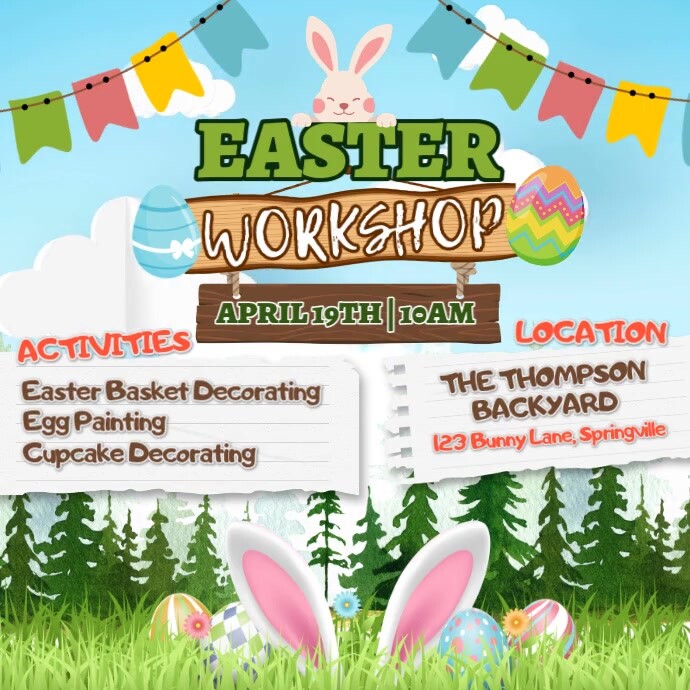 Copy of Easter Workshop Event | PosterMyWall
