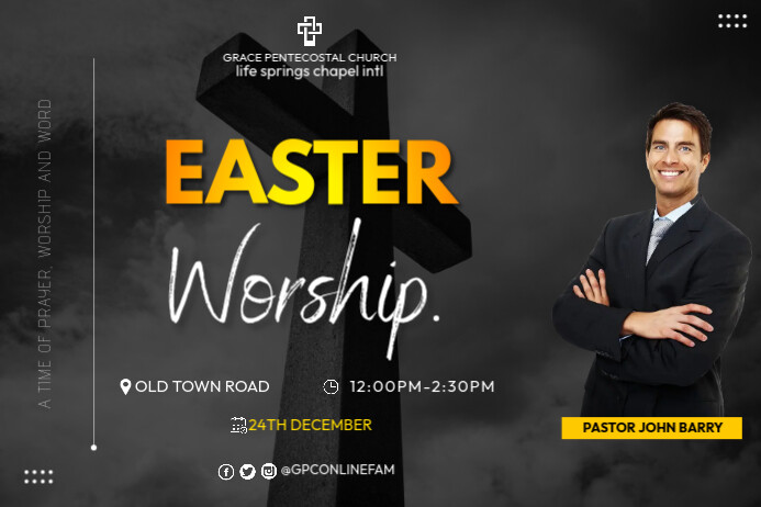 Copy of easter worship concert | PosterMyWall