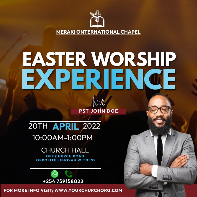 easter worship concert Template | PosterMyWall
