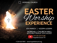 easter worship experience flyer Template | PosterMyWall