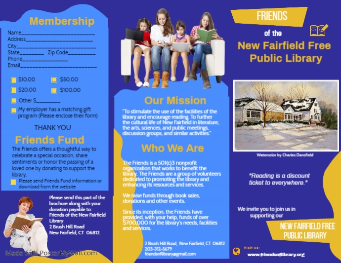 Friends Brochure 2021-outside | PosterMyWall