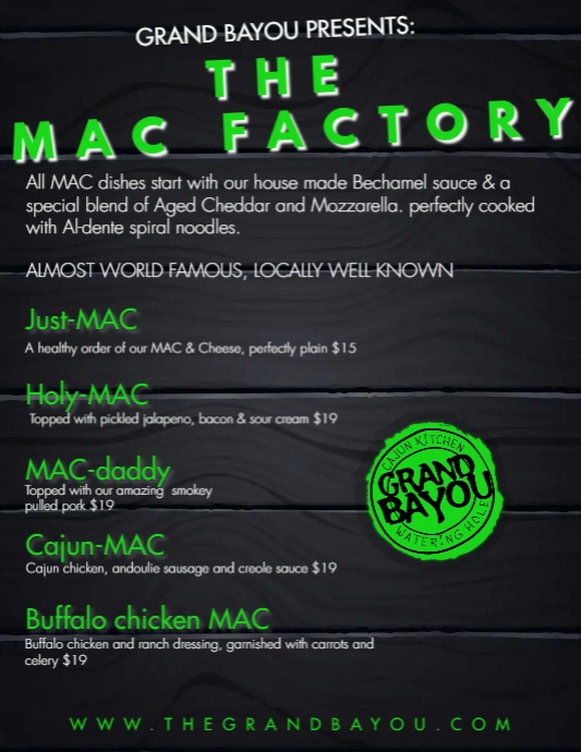 Copy of THE MAC FACTORY | PosterMyWall