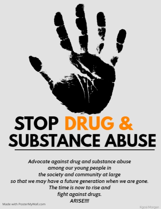 Copy of stop drug and substance abuse flyer (1) | PosterMyWall