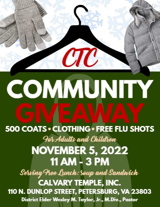 CTC COMMUNITY GIVEAWAY | PosterMyWall