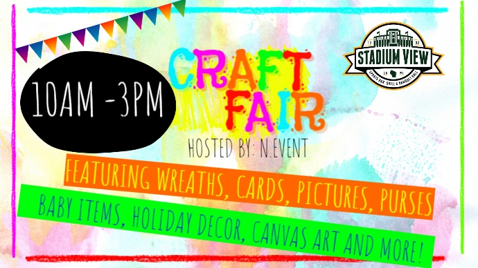 Copy of Craft Fair Flyer | PosterMyWall