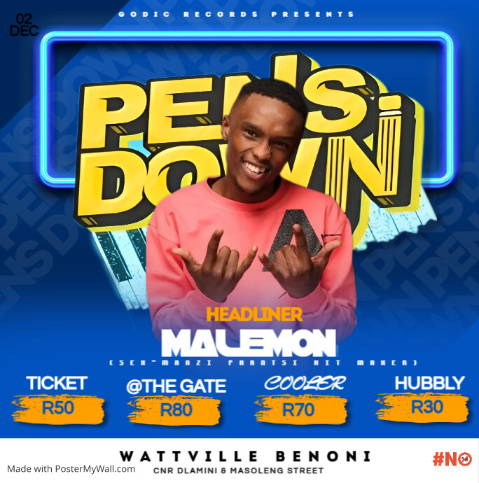 Copy of SUNDAY FUNDAY (MALEMON) (2) | PosterMyWall