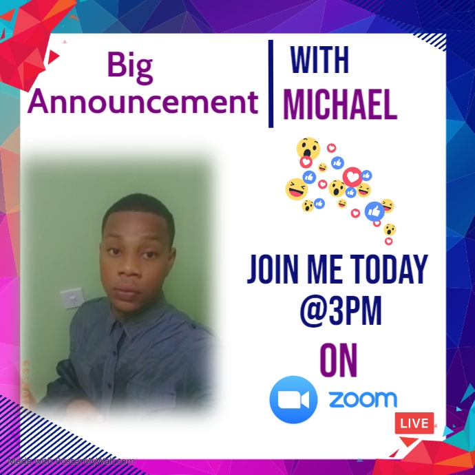 Copy of Online Live Session Post | PosterMyWall