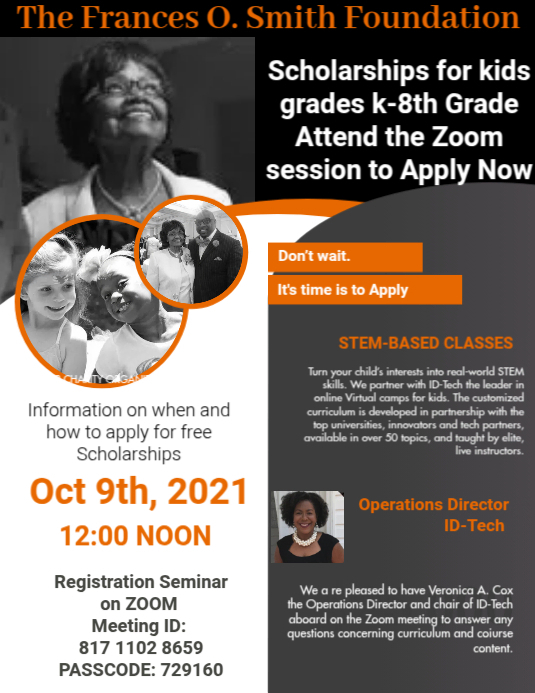 Frances Smith Foundation | PosterMyWall