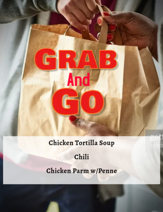 Meals to Go takeout curbside Flyer | PosterMyWall