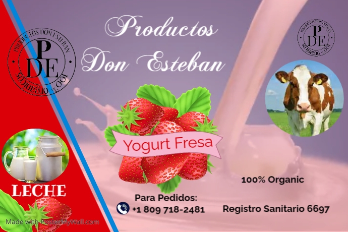 Strawberry Package Product Label | PosterMyWall