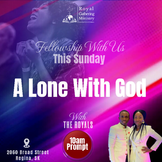 A lone with God | PosterMyWall