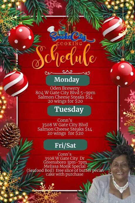 christmas menu, menu, new year menu | PosterMyWall