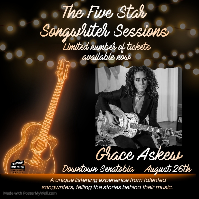 Acoustic guitar album cover design (2) | PosterMyWall