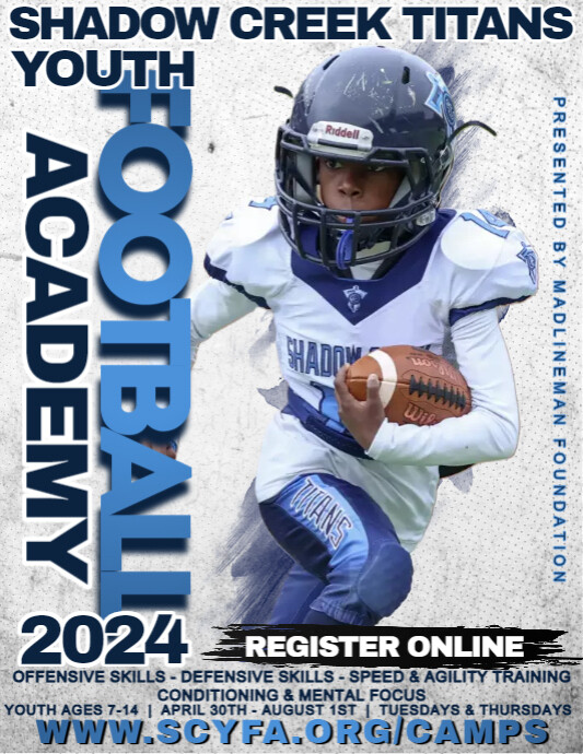2024 Titans Football Academy Flyer | PosterMyWall