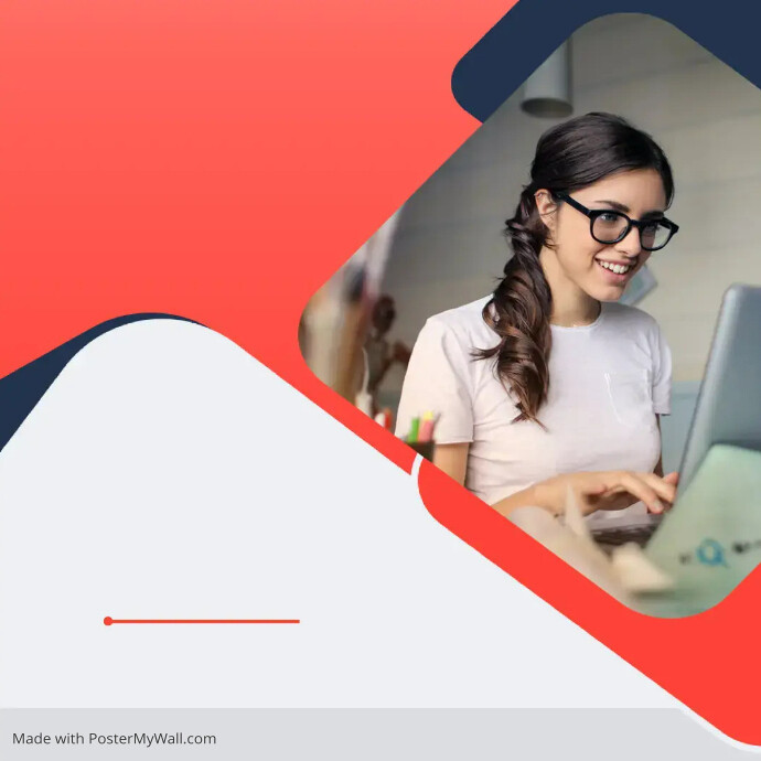 WORK ONLINE FROM AT HOME AD TEMPLATE | PosterMyWall