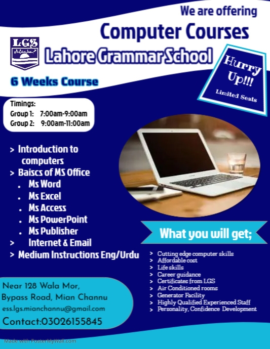 computer college | PosterMyWall