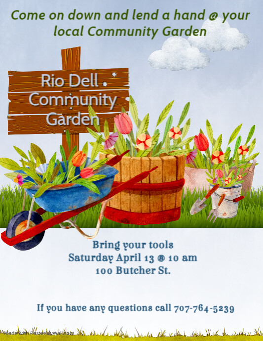 Community Garden Flyer | PosterMyWall