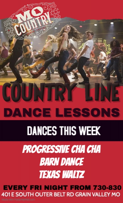 Copy of COUNTRY LINE DANCING COUNTRY MUSIC BAR | PosterMyWall