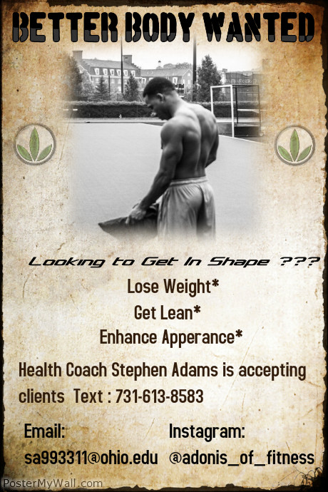 Better body wanted | PosterMyWall