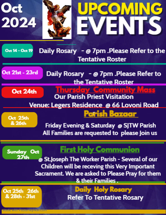 Upcoming Events | PosterMyWall