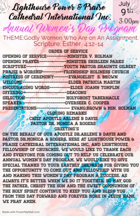 WOMEN CONFERENCE FLYER (1) | PosterMyWall