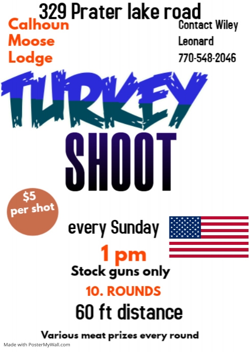 Copy of Copy of Clay Shooting Competition Flyer | PosterMyWall