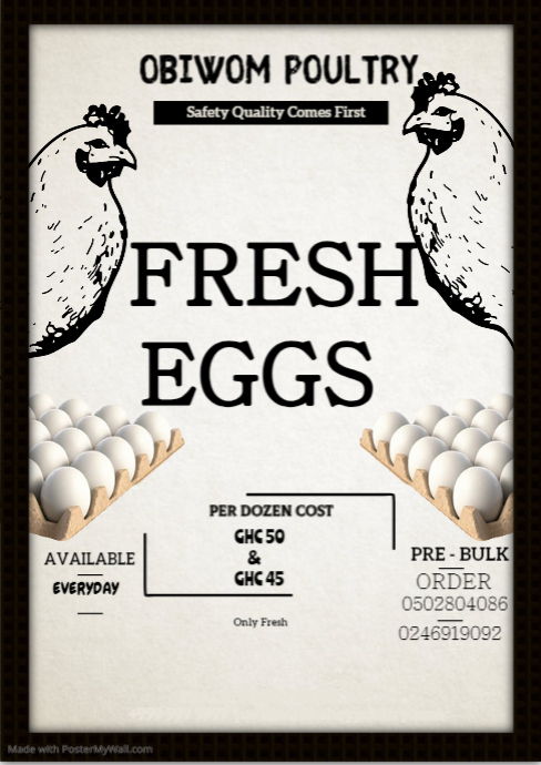 Eggs Sale Online Poster Template | PosterMyWall